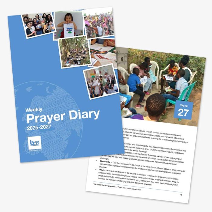 Bible Educational Services | Prayer Diary